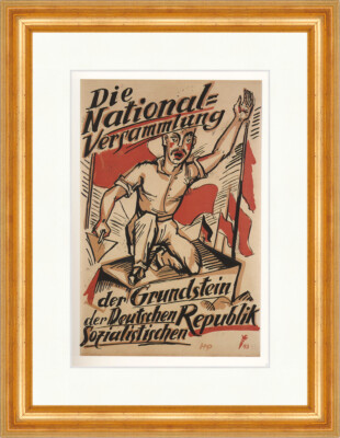 Die Nationalversammlung Grundstein Republik Sozial Max Plakatwelt 1228 ...