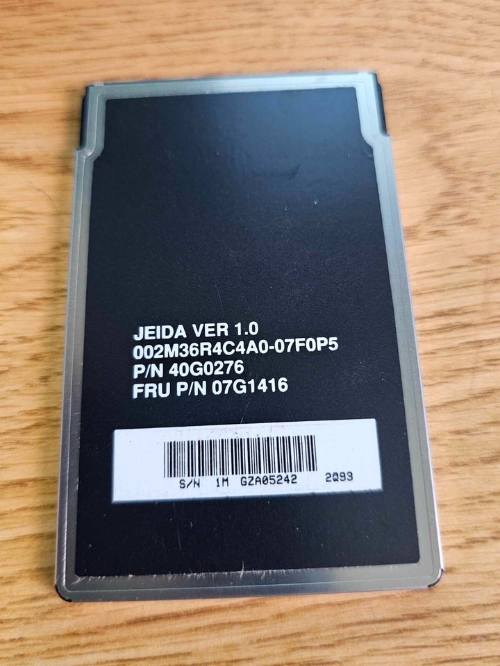 Retro Vintage 8MB IC DRAM Memory Card (C3149A) 40G1839 07G1416 40G0276 ...