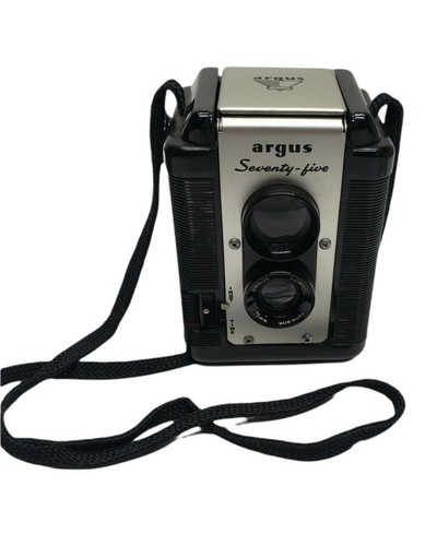 Vintage 1953 Argus Argoflex Seventy-Five 620 Film Camera/Leather Case ...