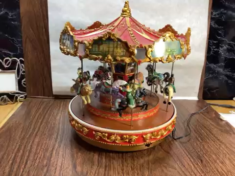 mr christmas triple decker carousel TESTED WORKING Read Desc | eBay