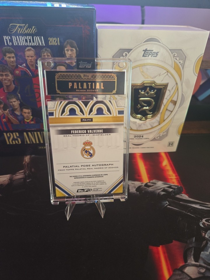Topps Palatial Real Madrid 2024/25 Federico Valverde auto /15 | eBay