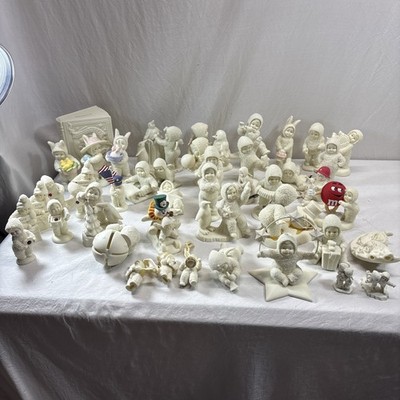 Huge Lot Of 43 Department 56 Snow Babies Collection Great Condition ...
