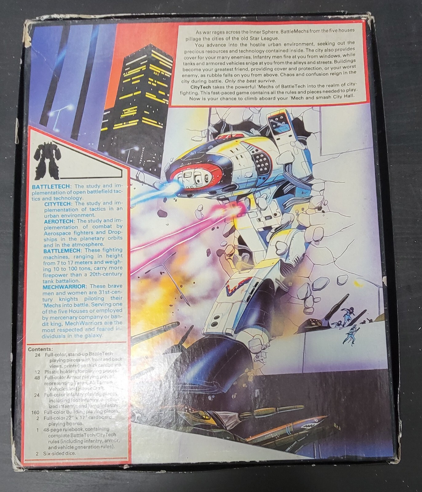 CityTech Battletech 1st Edition FASA 1608 Complete RPG for sale online ...