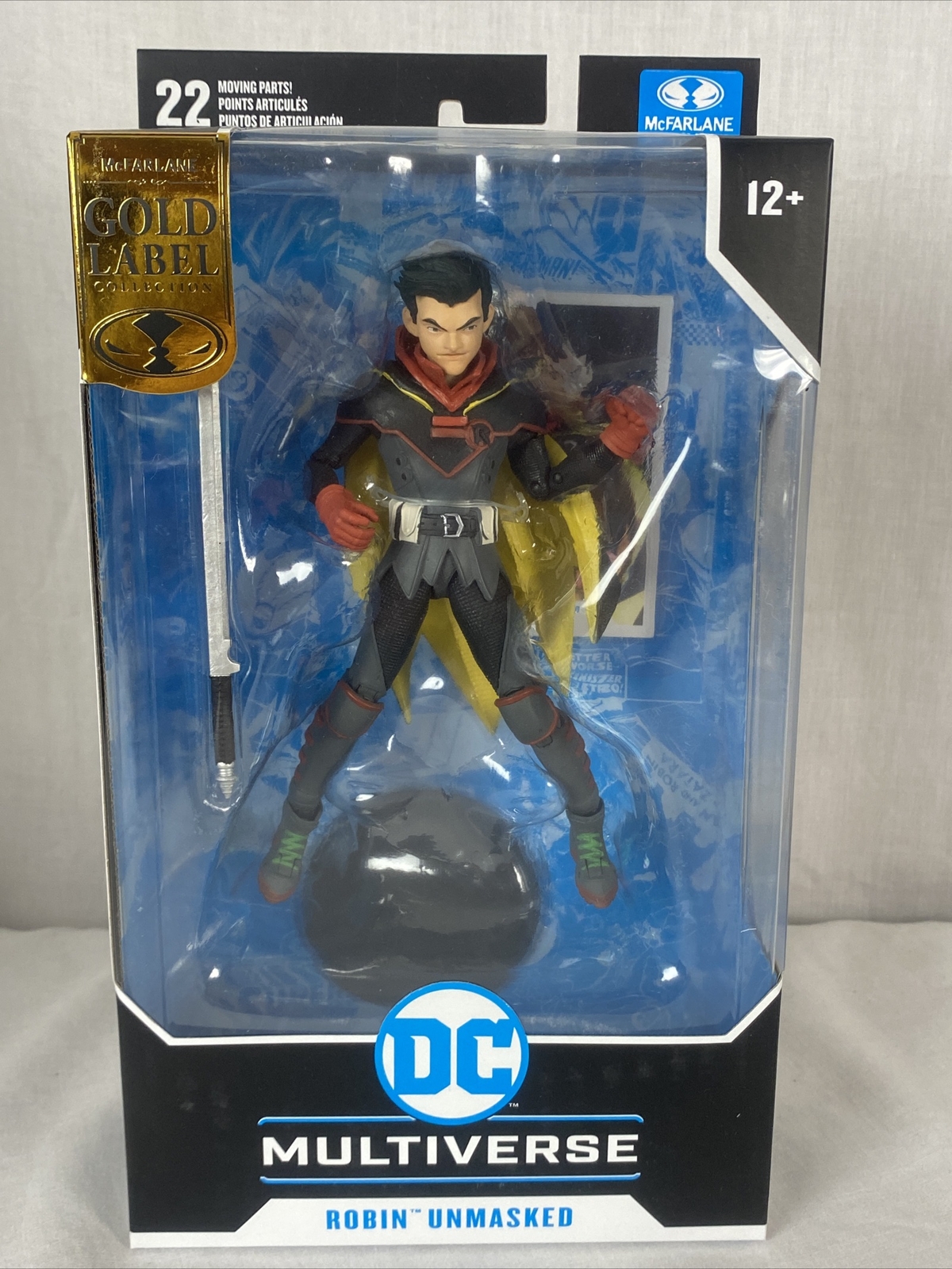 DC Multiverse Infinite Frontier Robin Unmasked Gold Label McFarlane ...