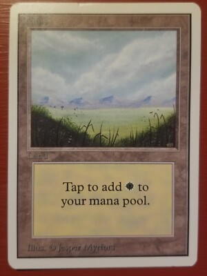 MTG Magic the Gathering Plains (A) Unlimited Edition MP | eBay