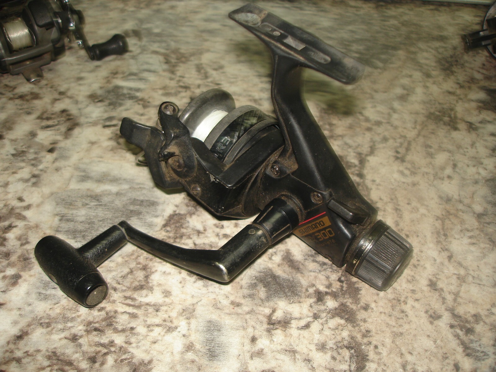 Vintage Shimano FX300 Graphite Spinning Reel WORKS used | eBay Australia