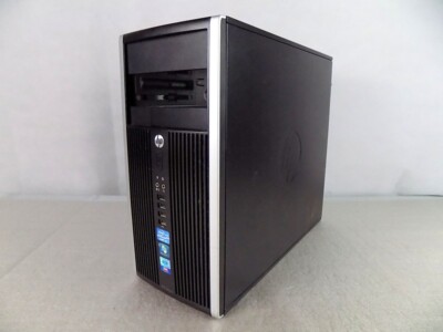 HP Compaq 6200 Pro BTX Micro-Tower Case Chassis Gehäuse Schwarz 2x5.25 ...