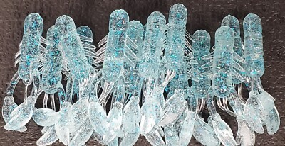 2.75' DROP SHOT CRAW "BLUE ICE" Finesse Worm , HVY GARLIC 15 CT | eBay