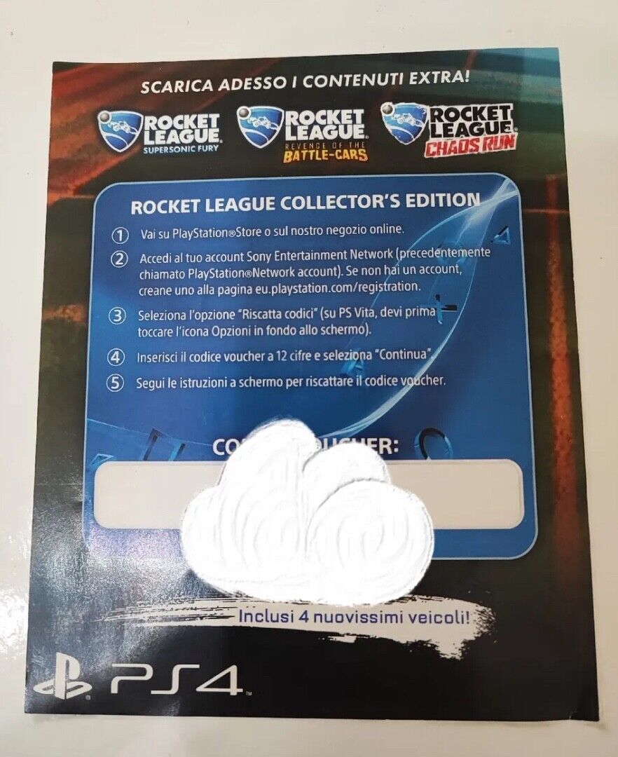 Codice Code Rocket League Collector's Edition (NO GIOCO) | eBay