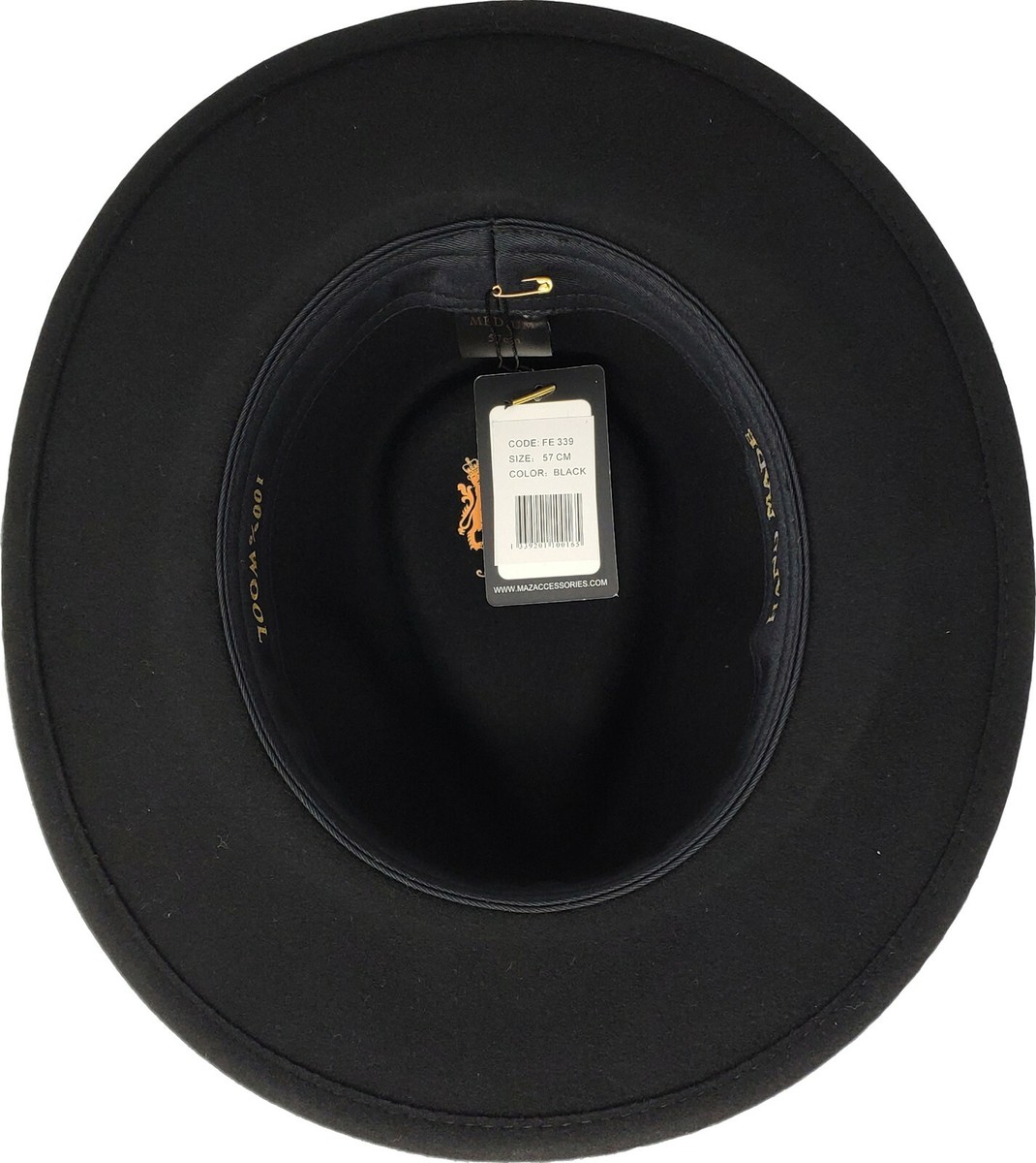 Fedora/Trilby 100% Wool Vintage Hats For Men Men's 100% Wool Felt ...