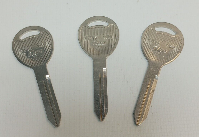 Kaba ILCO Key Blank Y159 P1795 CHRYSLER Plymouth Dodge 1995 Locksmith ...