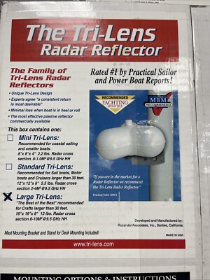 TRI-LENS RADAR REFLECTOR LARGE | eBay