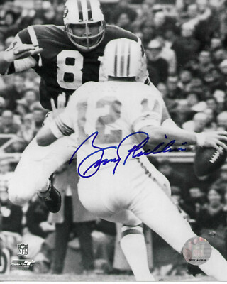 GERRY PHILBIN Autographed Signed 8" x 10" Photo New York Jets Football ...