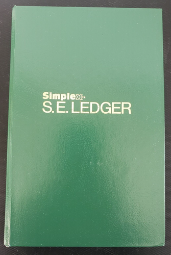 Vintage Simplex S.E. Ledger Account Book 5" X 8" USA #91-516 Missing ...