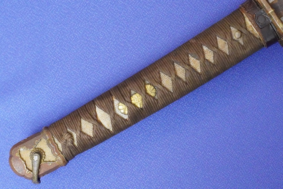 AUG78 Antique Japanese Sword Mumei Wakizashi in Koshirae IJA Gunto WW-Ⅱ ...