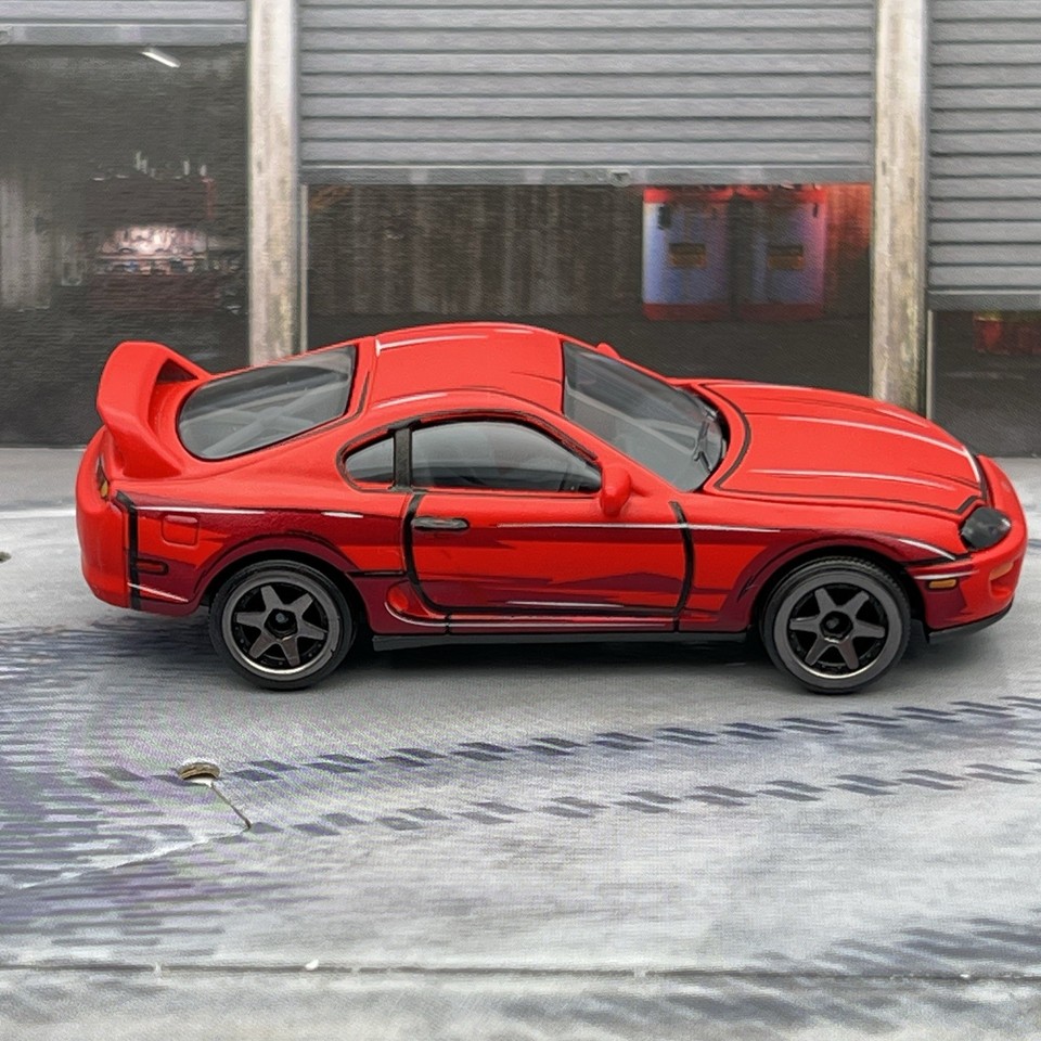 Majorette Toyota Supra JZA80 Red 2024 1:60 Diecast Car [15a] | eBay UK