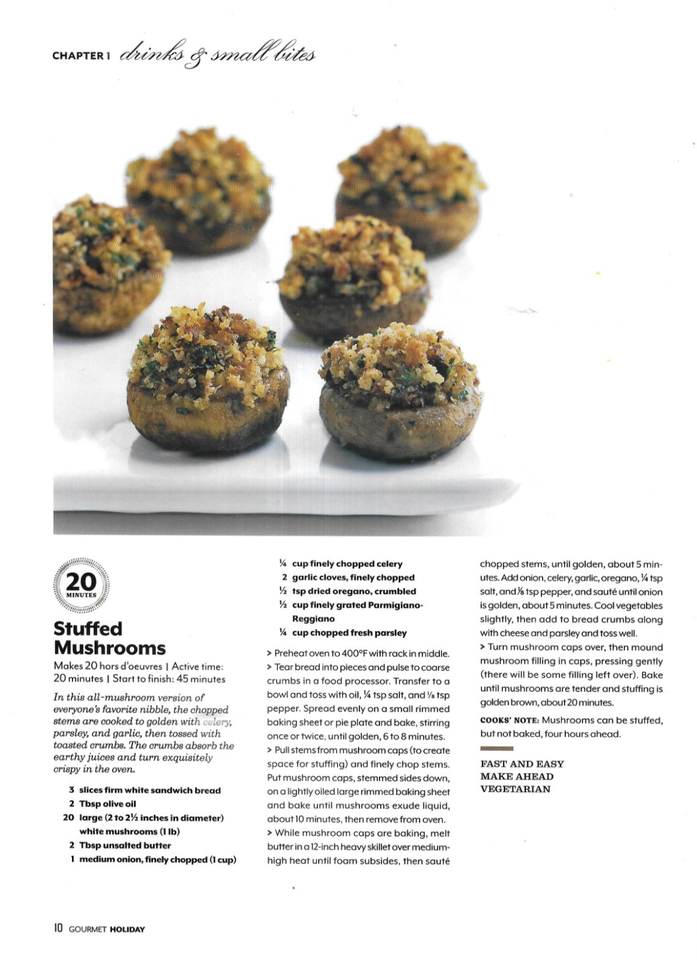 Gourmet Holiday Magazine 120 Favorite Recipes Christmas Thanksgiving ...