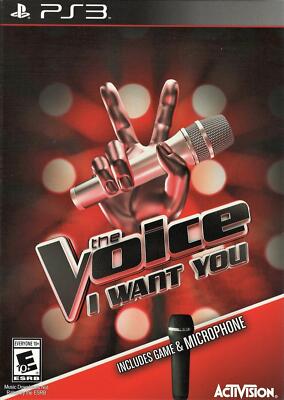 The Voice w/Microphone PS3 (Brand New Factory Sealed US Version ...