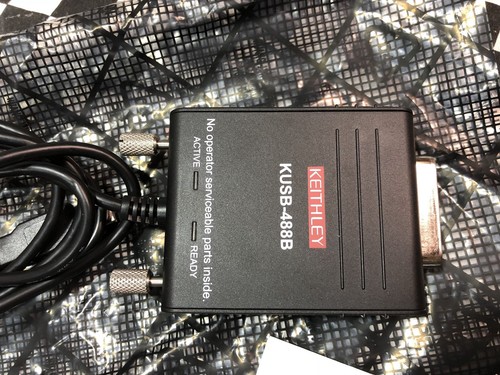Keithley KUSB-488B, IEEE-488.2 USB-to-GPIB Interface Adapter #BOX 3 "Q ...