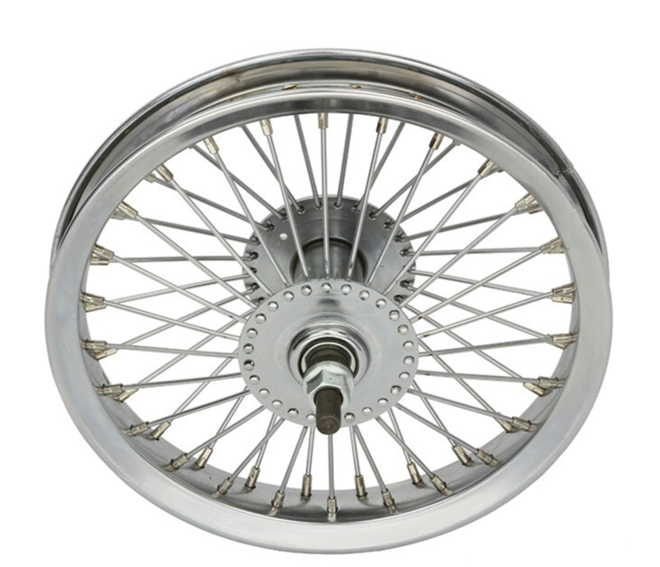 12 inch Steel Front & Back Wheel Wheels Rim 52 Spoke Chrome | eBay