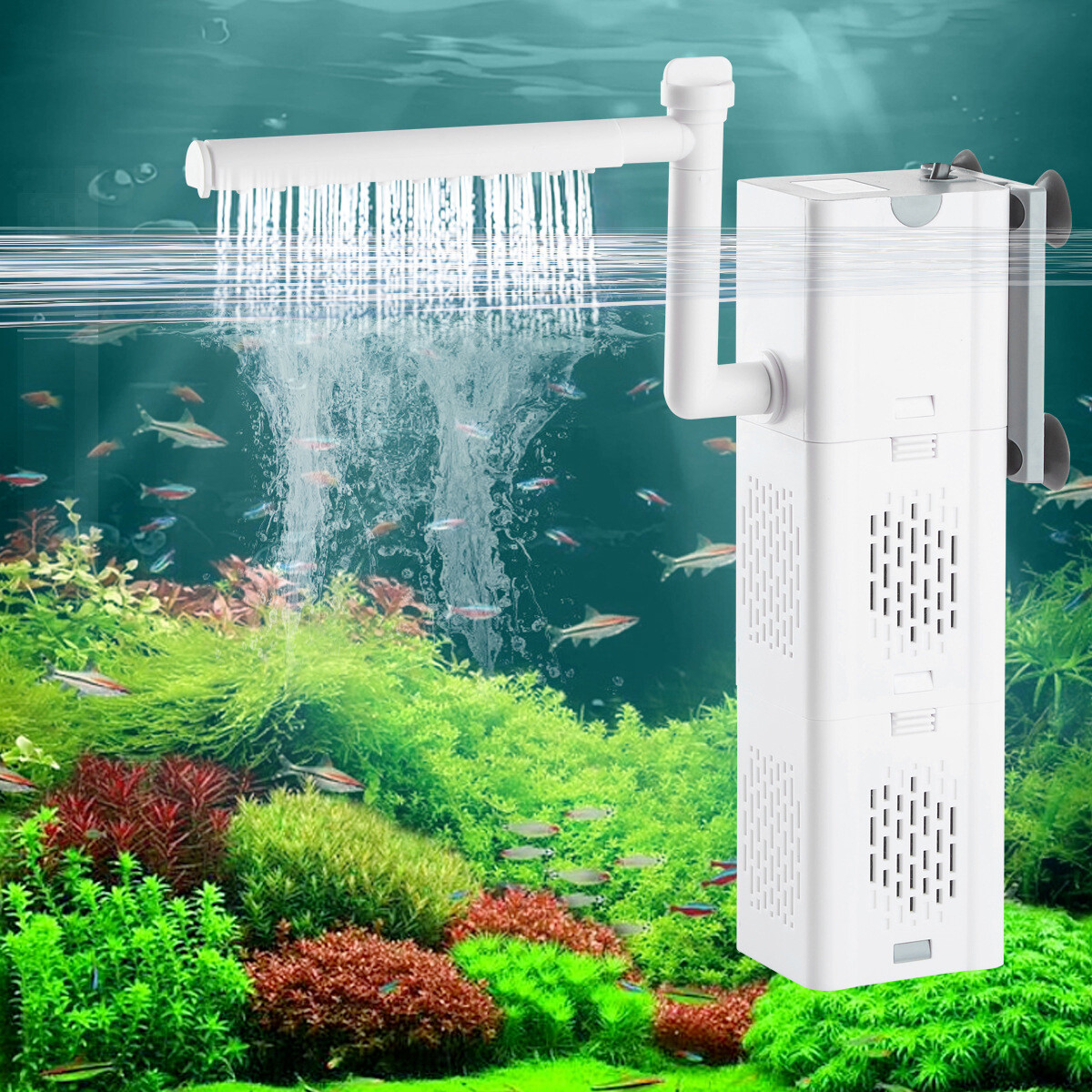 Large Fish Tank Filter Designs Hygger 23L Arc Shaped Fish Tank