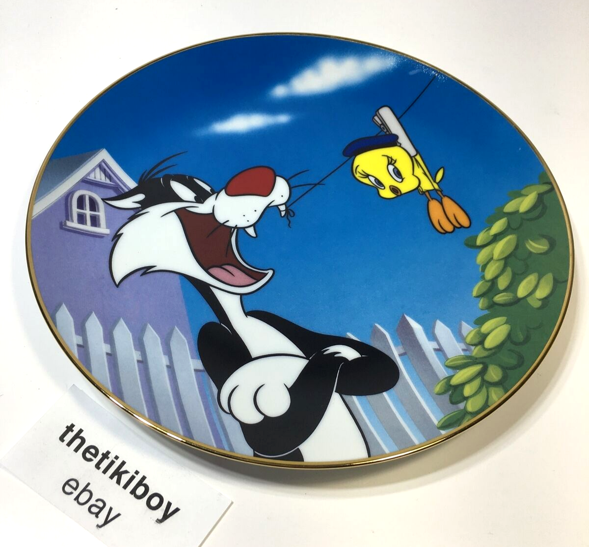 WB Gallery LOONEY TOONS PLATE Bad Ol' Putty Tat 1343/2500 VINTAGE 1998 ...