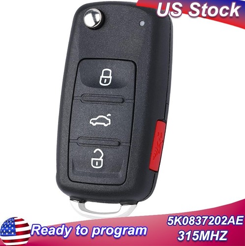 For 2011 2012 2013 2014 2015 2016 Volkswagen VW Jetta Keyless Remote ...