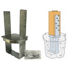 Simpson Strong-Tie CBSQ88-SDS2HDG Standoff 8 x 8 Column Base | eBay