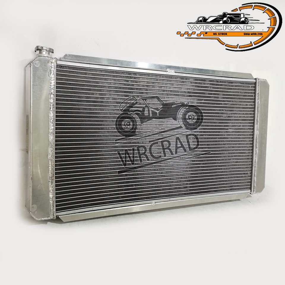 2Row Universal Radiator For 16" x 31" Low Profile In/Out Left Double ...