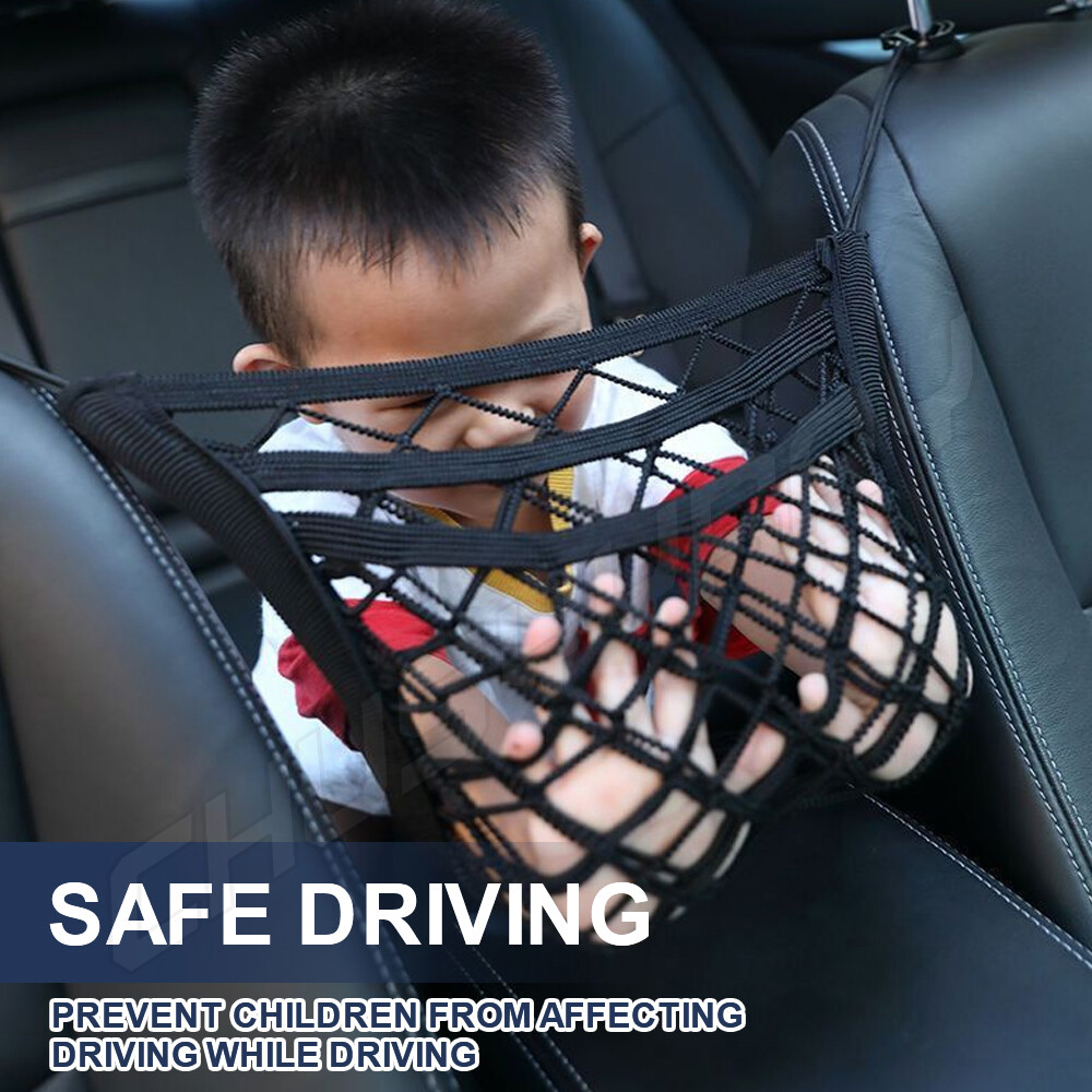 For Vauxhall Corsa D - Car Seat Hanging Bag Net String Bag Storage Mesh ...