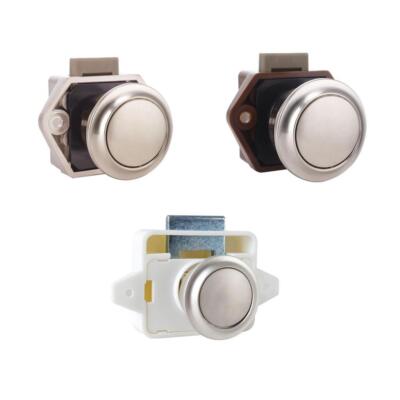 25mm Keyless Push Button Type Lock Furniture Drawer Cupboard | eBay ...