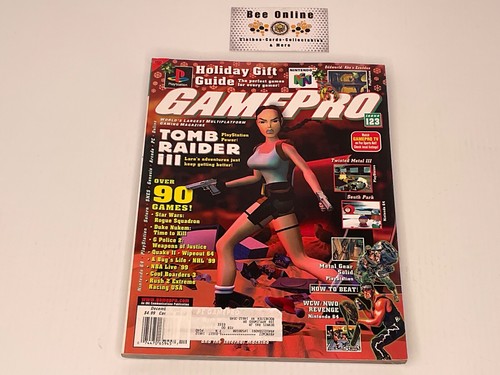 Gamepro Video Game Magazine Issue 123 December 1998 Tomb Raider III ...