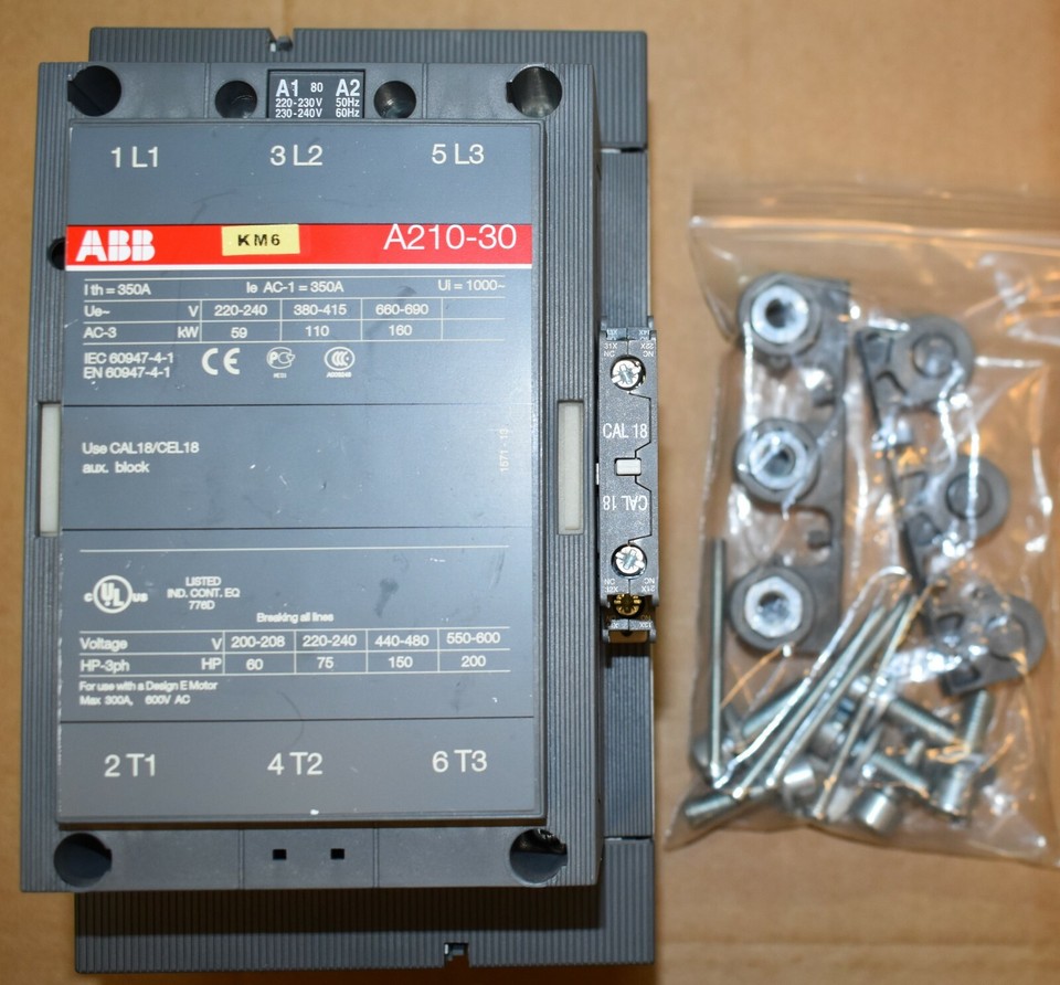 ABB Contactor A210-30-11-8, extremely clean condition. Made in Sweden ...