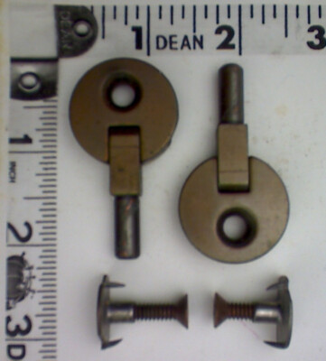 Puck Type Sewing Machine Mounting HInges with Screw & Furniture Nut | eBay