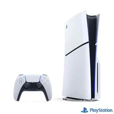 Sony PlayStation 5 Slim (PS5 Slim) 1TB Disc Edition Console White ...