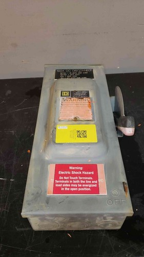 Square D 100A Heavy Duty Safety Switch HU363RB (SKU: 3078AA)(3078AA) | eBay