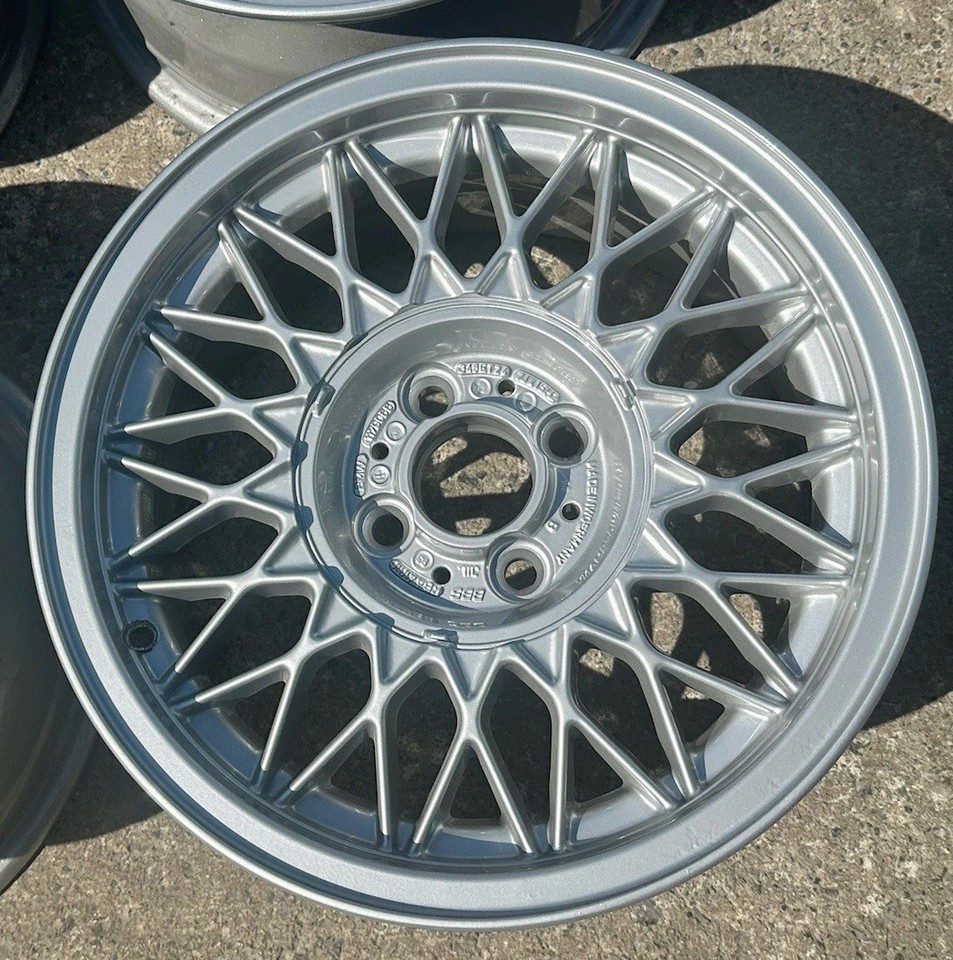 15” BMW E30 BBS RZ BASKETWEAVE ALLOY WHEELS 4x100 SPORT SALOON 325i CAB ...