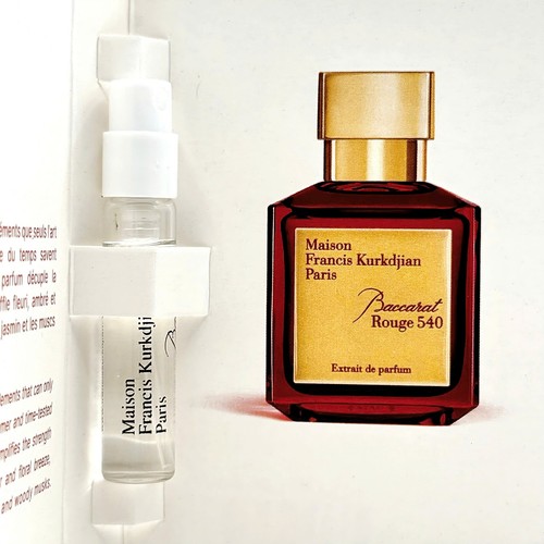 MFK BACCARAT ROUGE 540 Extrait De Parfum Sample Vial 2ml/0.06oz - 100% ...