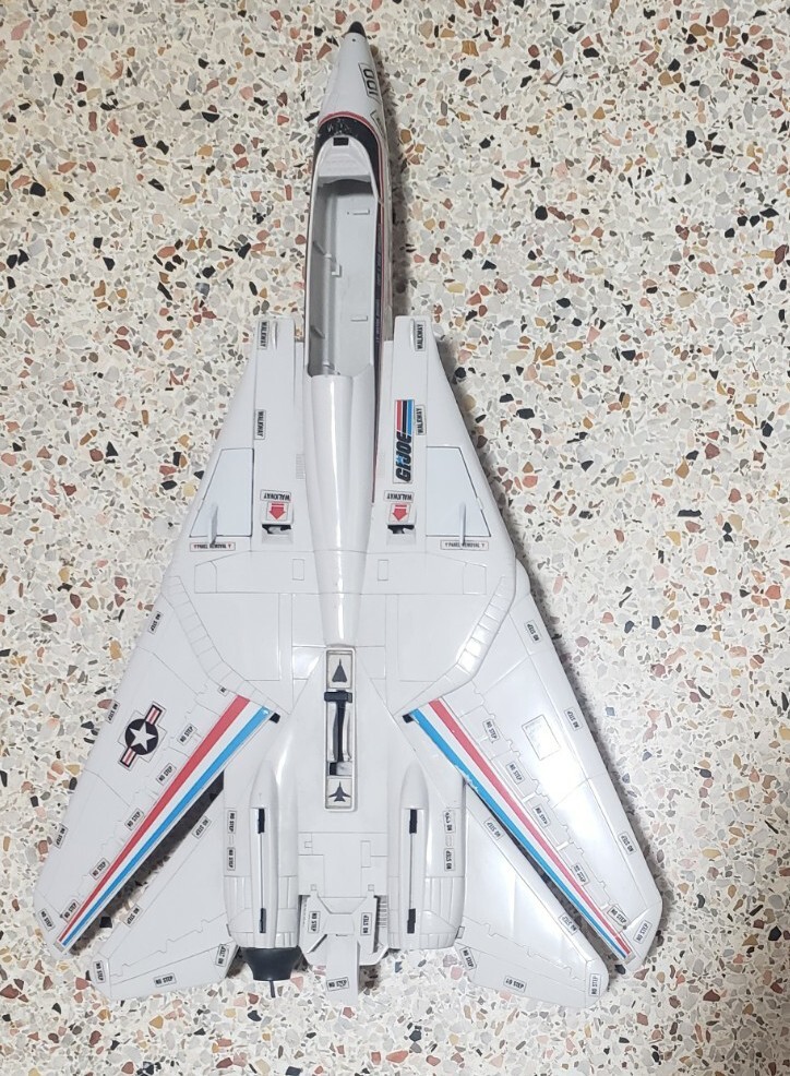 Vtg Hasbro 1983 GI Joe Skystriker XP-14F Combat Jet Plane Fighter F-14 ...