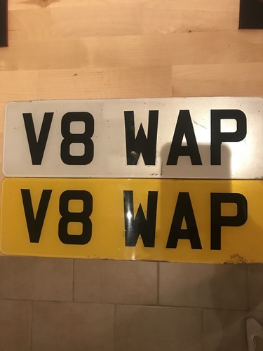 Scania V8, Personalised Registration Plate, Cherished Number Plate, V8 ...