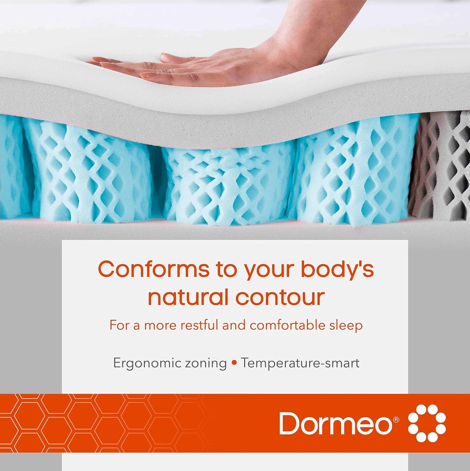 Dormeo Queen Mattress Topper - OctaspringⓇ Technology Premium Mattress ...