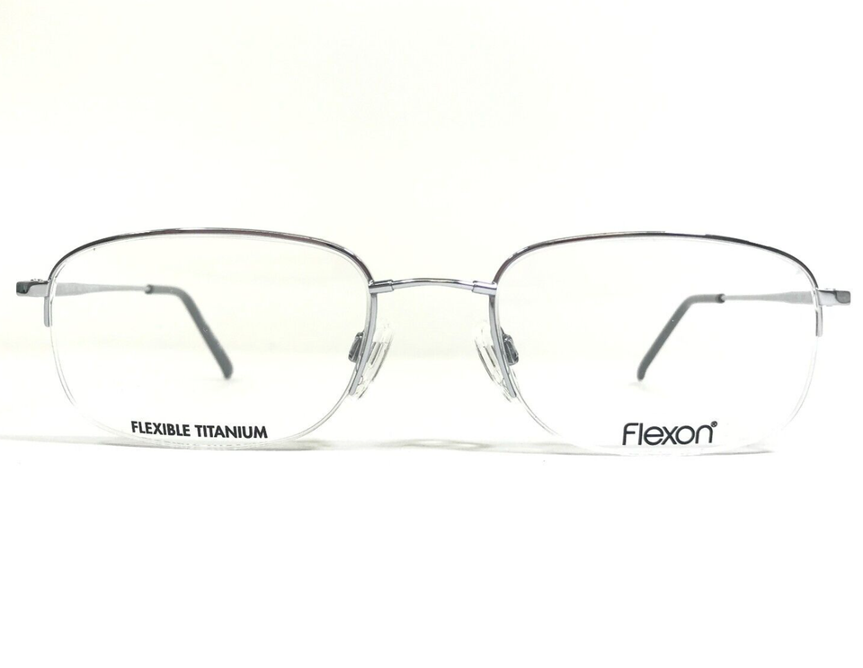 Marchon Eyeglasses Frames FLEXON 606 LT GUNMETAL Rectangular 52-19-140 ...