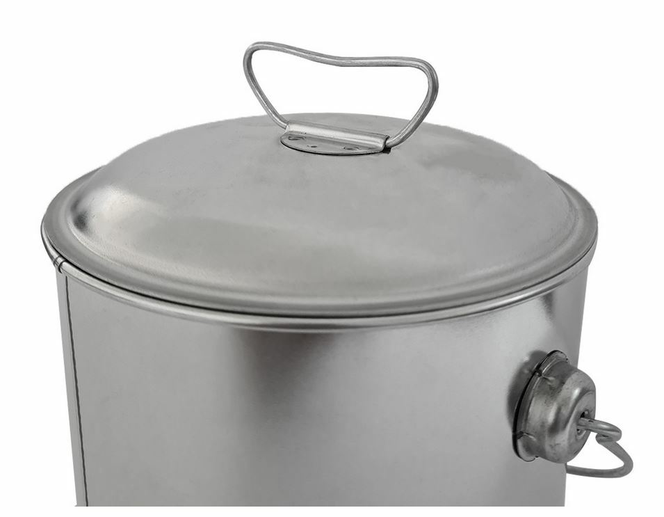 Traditional Tin Billy Can 1.5 3 6 litre Camping Kettle Water Tea Camp ...