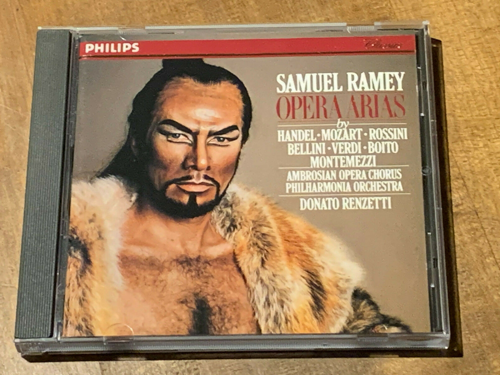 SAMUEL RAMEY Opera Arias Original Philips CD 420184-2 PDO Full Silver ...