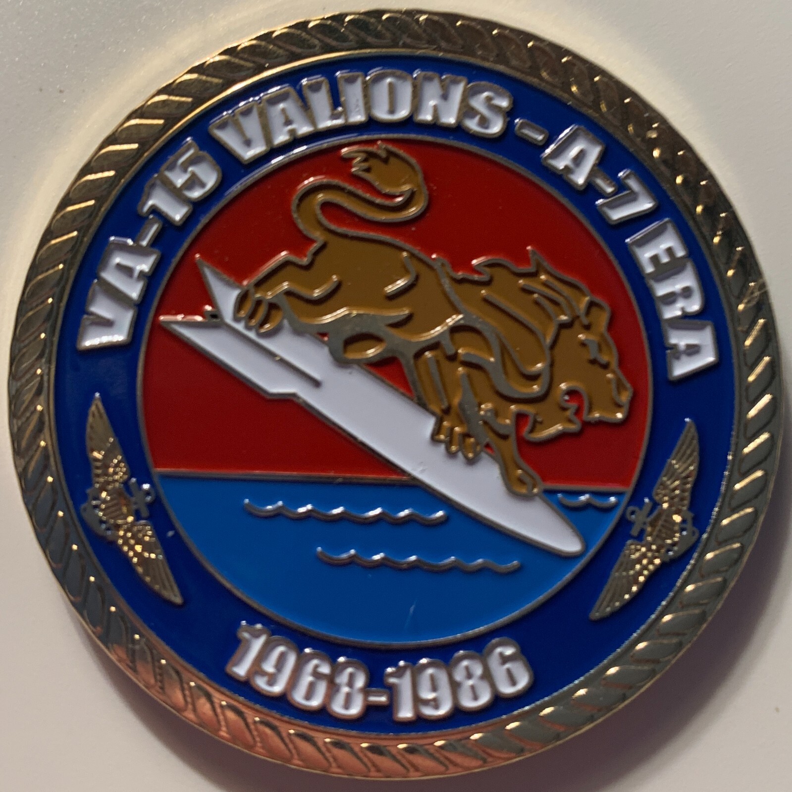 A-7E VA-15 VALIONS CHALLENGE COIN | eBay