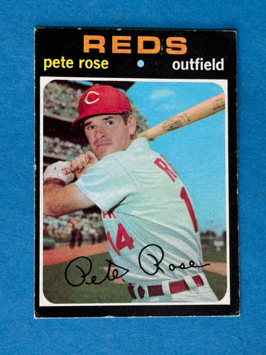 1971 TOPPS #100 PETE ROSE EX+ CINCINNATI REDS ALL-TIME HITS LEADER ...