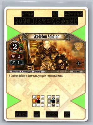 The Eye of Judgment Skeleton Soldier #040 Sony PS3 Base Set 1 | eBay