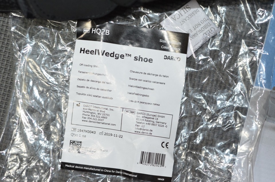 DARCO Heel Wedge | Heel Offloading Shoe | Ortho Shoe Size Medium HQ2B ...