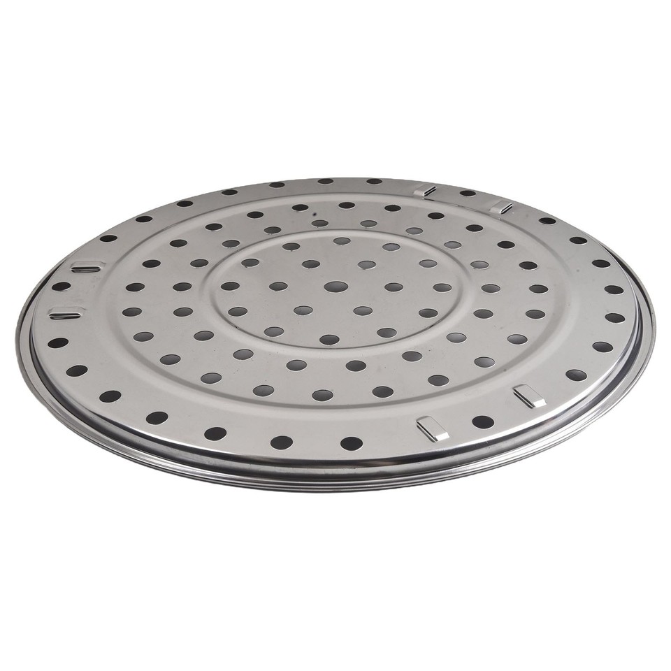 High Quality Steaming Rack Plate Steam Cooking Round Type Silver ...