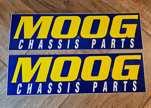 2 MOOG Chassis Parts Racing Bumper Stickers / Decals | eBay